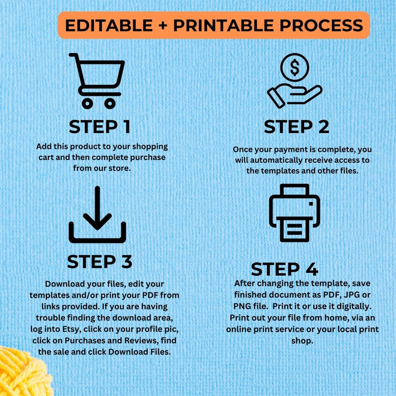 EDITABLE + PRINTABLE Crochet Quote Request Form, Printable Business Forms, Digital File for Job ...