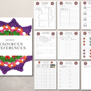 PRINTABLE Crochet Projects Planner for Small Businesses | Editable ...