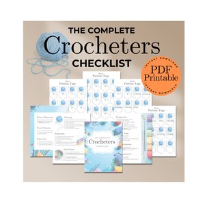 PRINTABLE Instant Download | Crochet Planner | Crochet Project Tracker ...