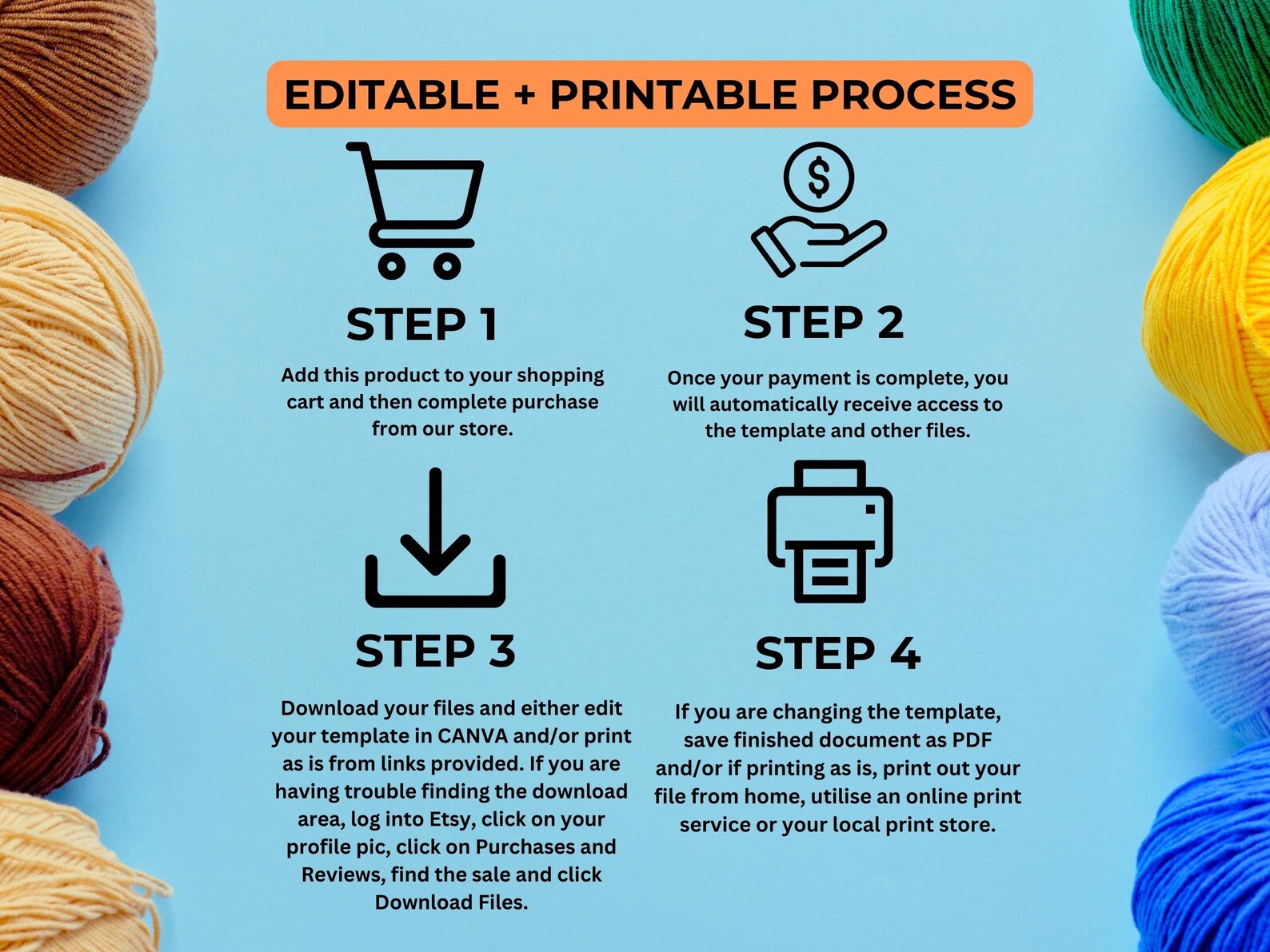 PRINTABLE & EDITABLE 2025 Coloring Pages Crochet Calendar, Advent ...