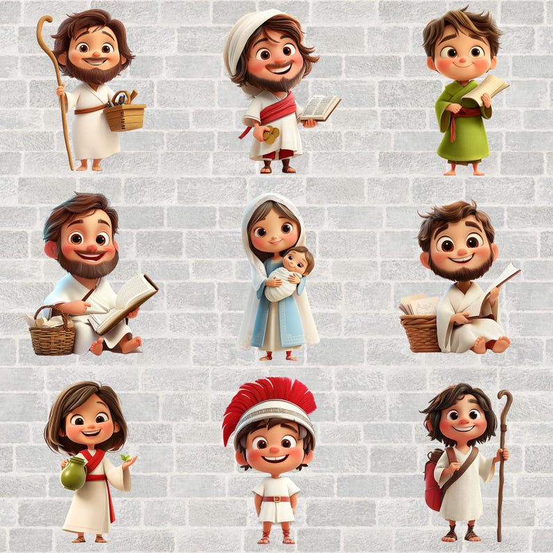 New Testament Clipart: Christian PNG Designs for Crafts (digital ...