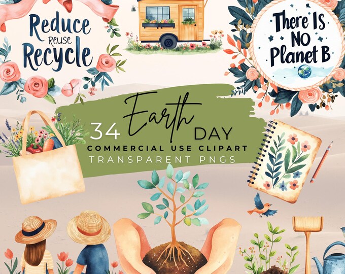 Earth Day Clipart | Recycling Clipart | Eco Friendly Clipart ...