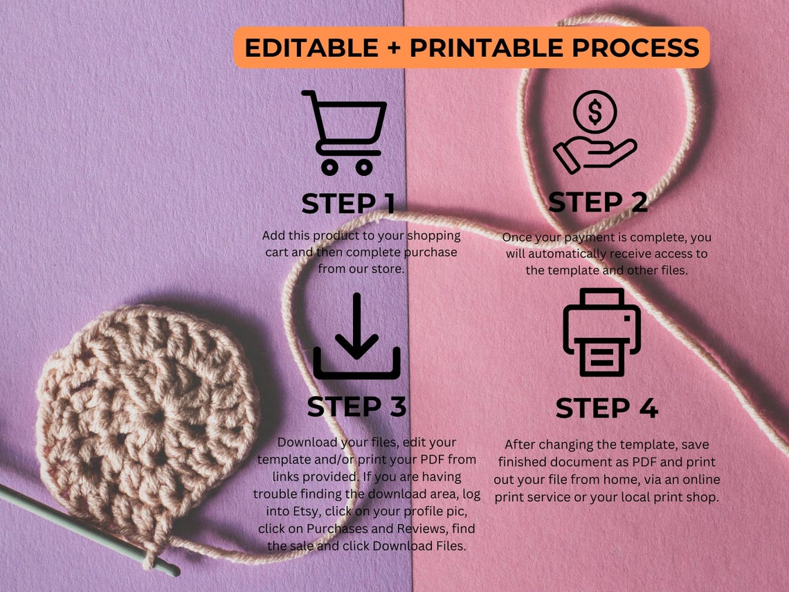 EDITABLE + PRINTABLE Crochet Consultation Form, Client Intake, Editable ...