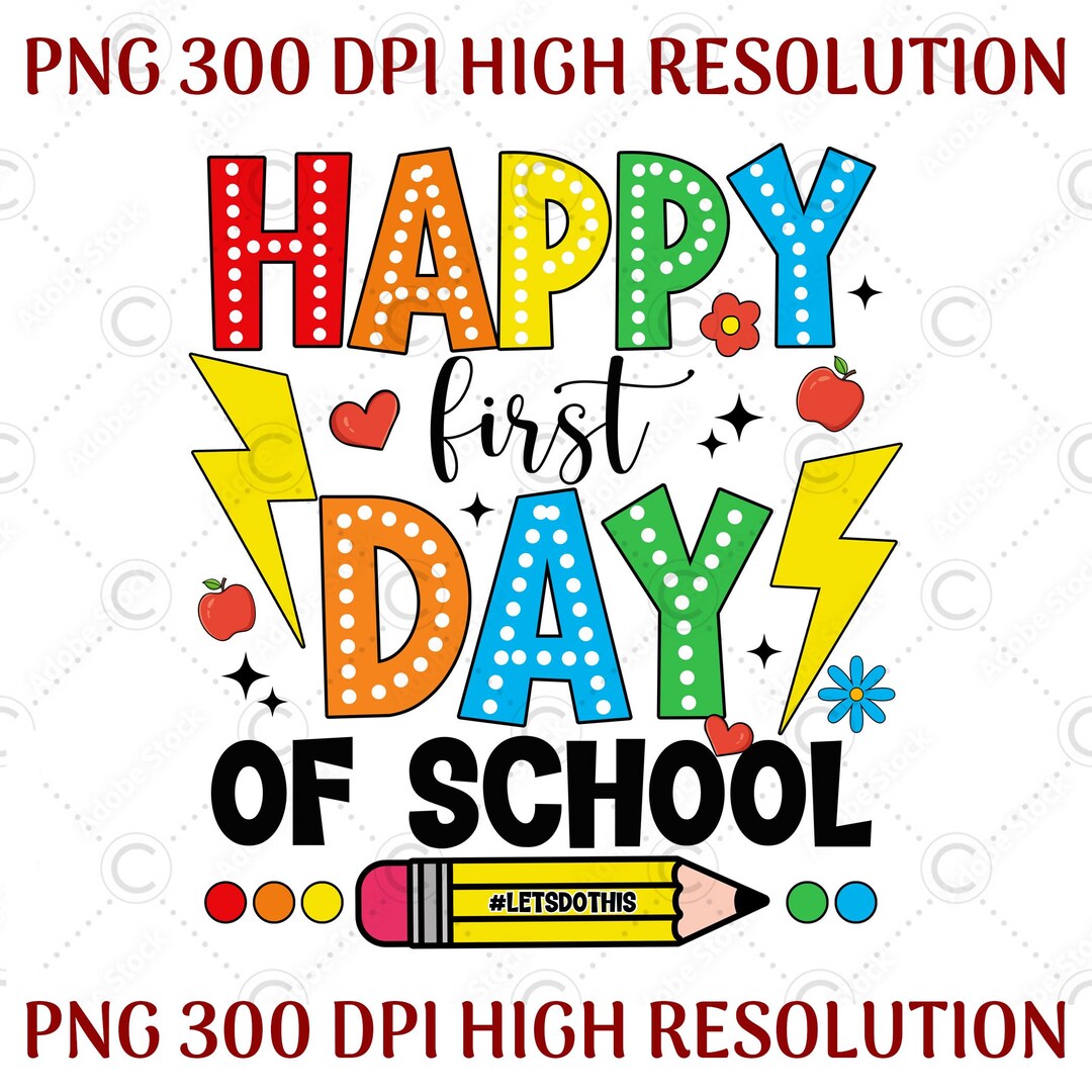 Back to School PNG, Teacher Pencil Digital Download, Cute Teacher ...