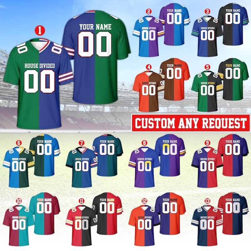Split Nfl Teams - Etsy