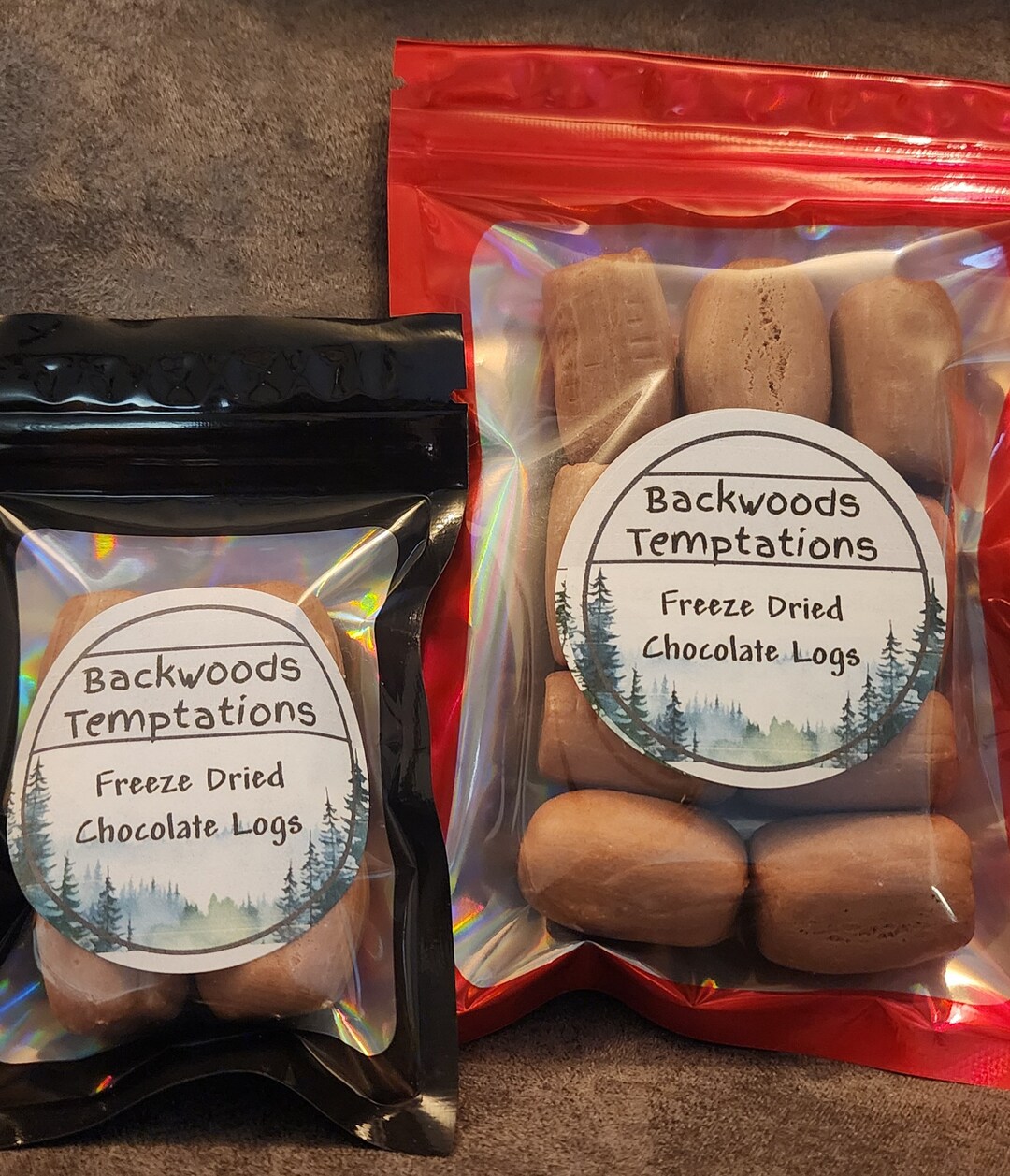 Freeze Dried Candy - Logs - Chocolate or Fruit Flavored - Gourmet ...