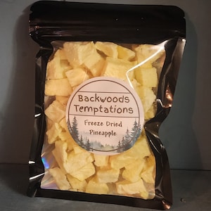 Freeze Dried Fruit - Pineapple - Snack - Etsy