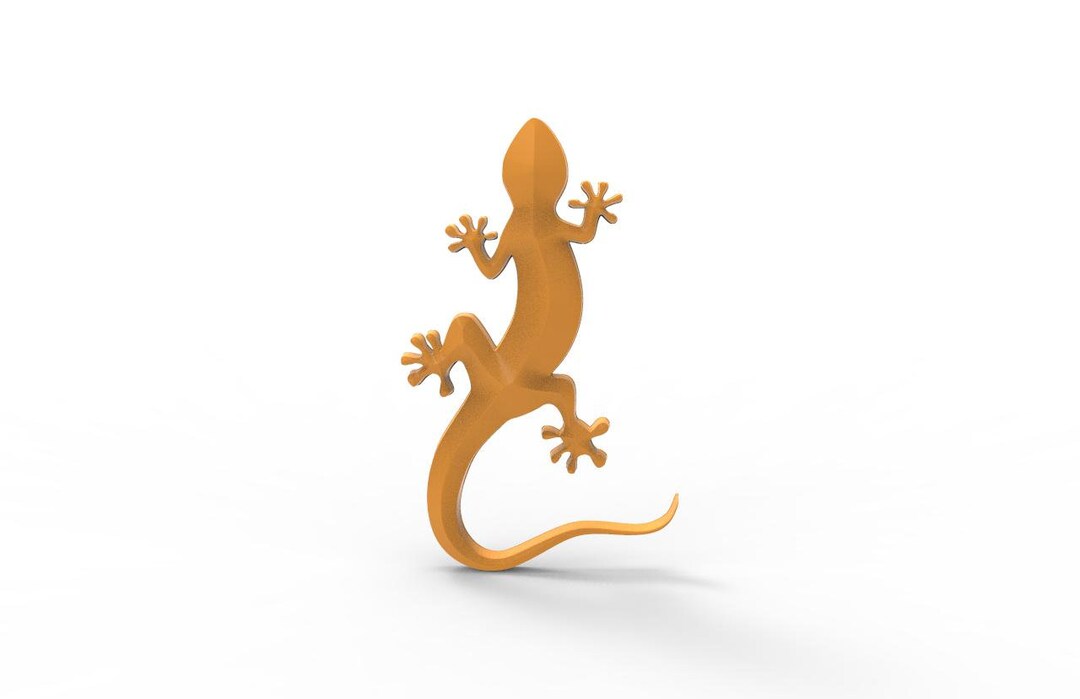 Gecko Stl File, 3d Printing or Cnc Router - Etsy