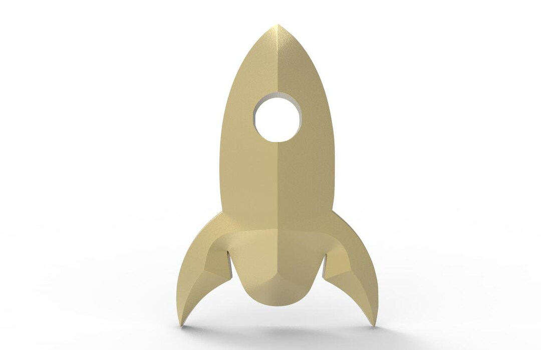 Embossed Rocket Stl File, 3d Printing and CNC Router - Etsy