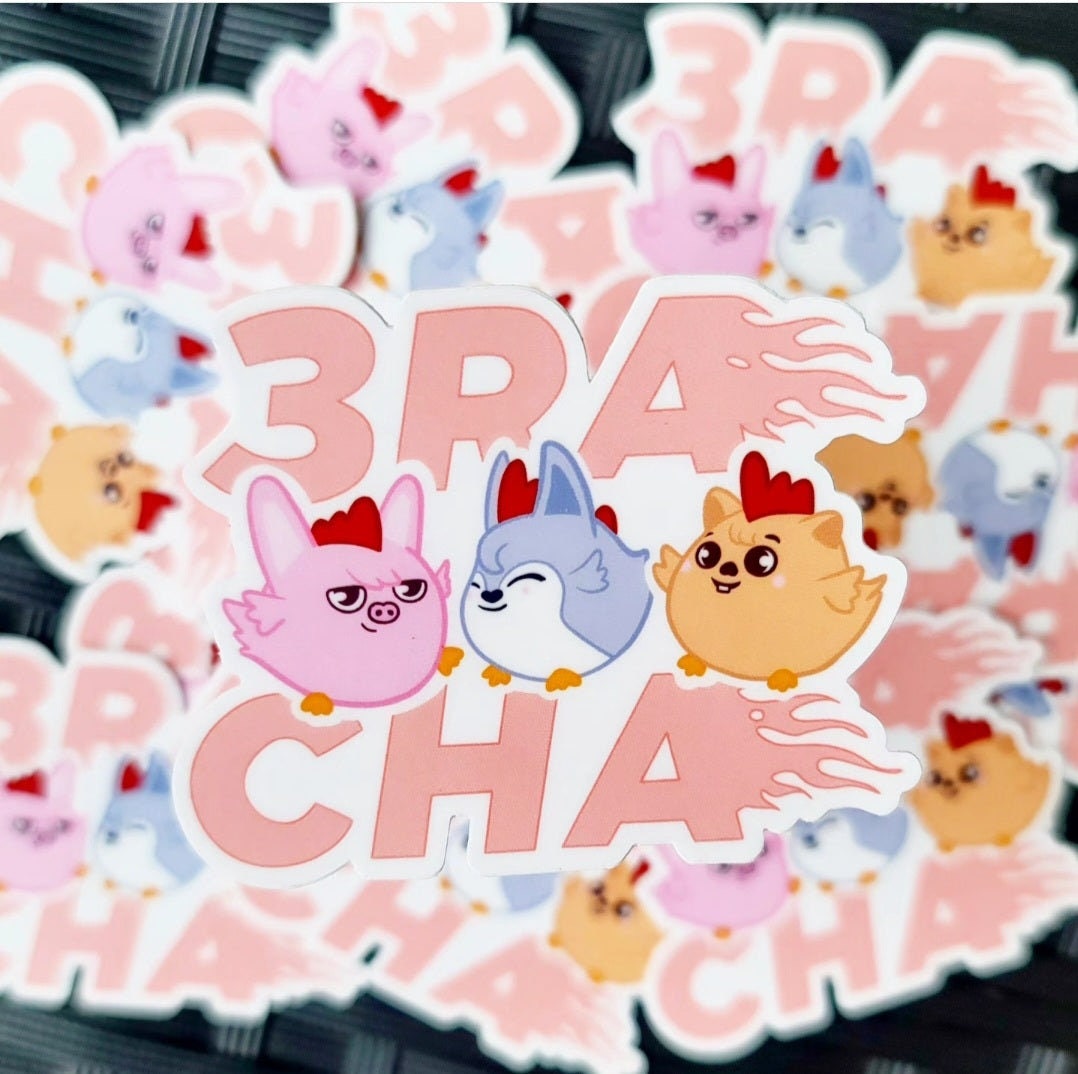 3RACHA Stray Kids SKZOO Vinyl Sticker - Etsy