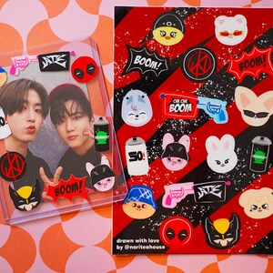 Stray Kids SKZOO Sticker Sheet Chk Chk Boom Ate - Etsy
