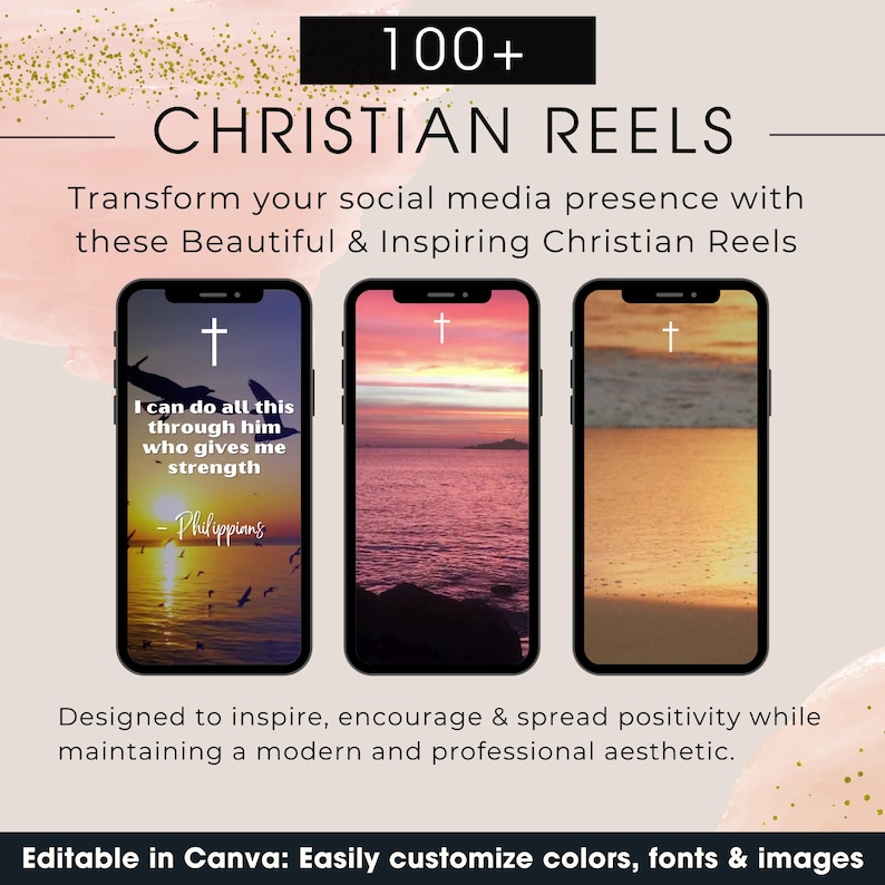 100+ Christian Reels for Social Media, Inspiring Bible Verse Templates ...