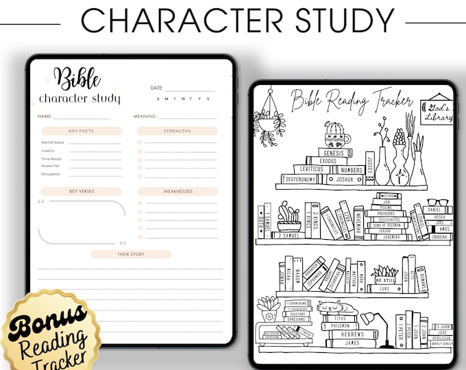 Bible Character Study, Bible Study Printables, Christian Character ...