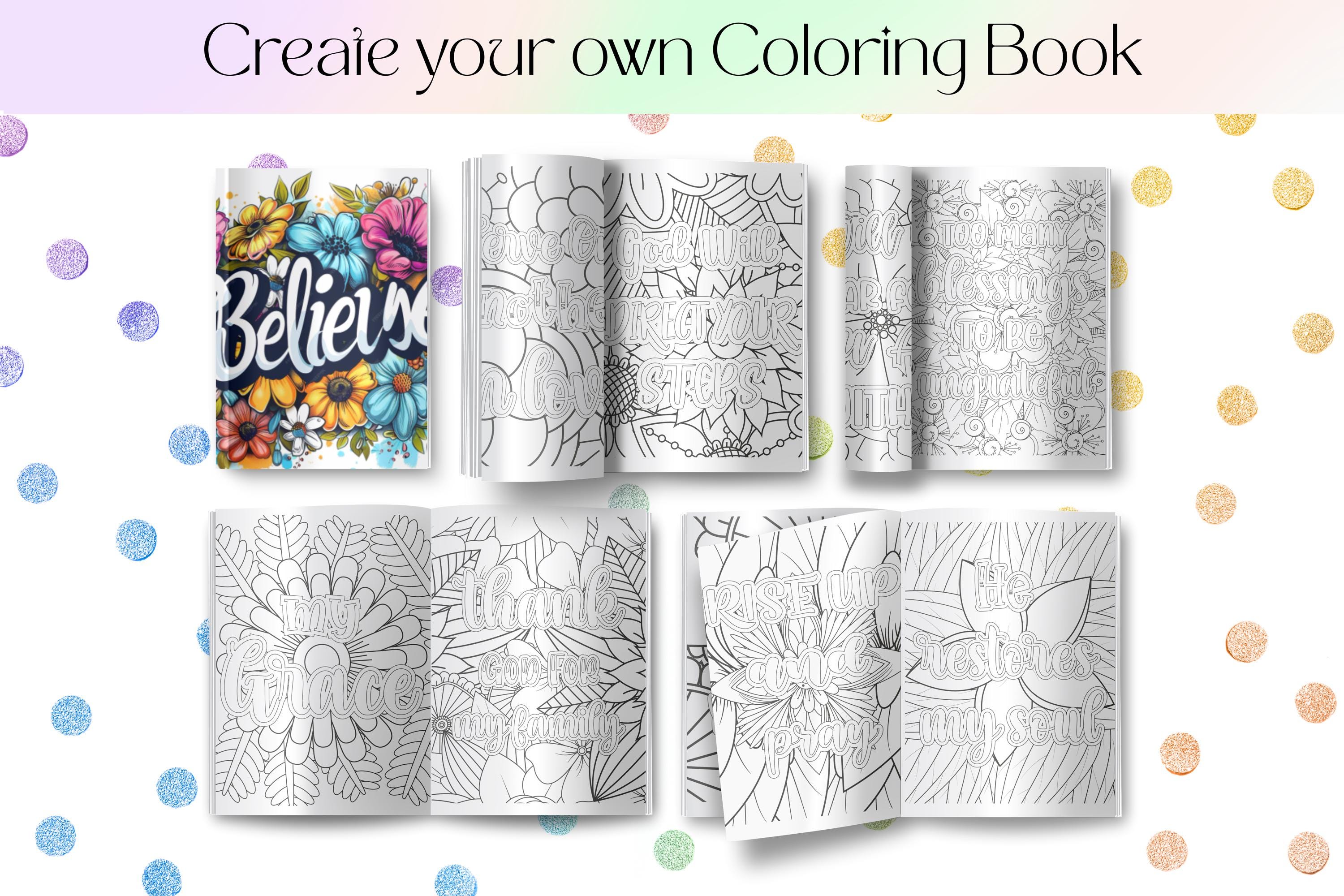 400+ Inspirational Bible Verse Coloring Bundle | Christian Coloring ...