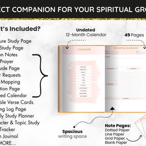 Digital Faith Journal, Bible Study, Prayer, 60+ Stickers (printable PDF ...