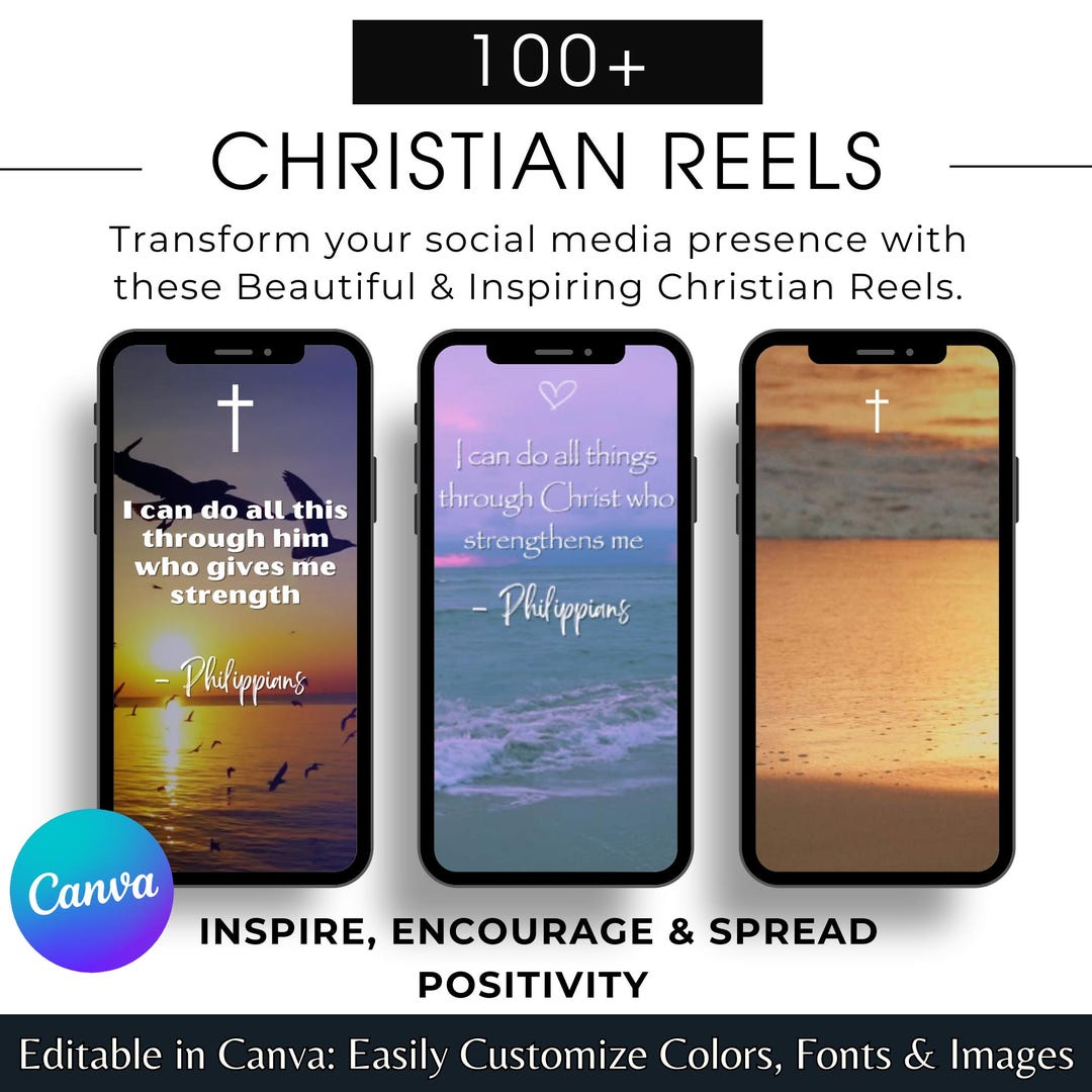 100+ Christian Reels for Social Media, Inspiring Bible Verse Templates ...