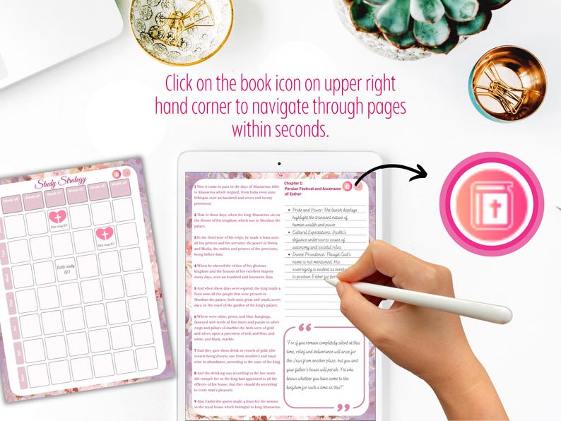 Esther Bible Study Book: KJV Printable Journal (digital Download) - Etsy
