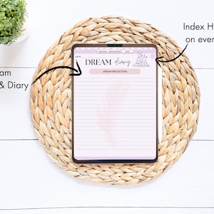 Beautiful Dream Journal, Dream Tracker Printable, Dream Analysis, Dream ...