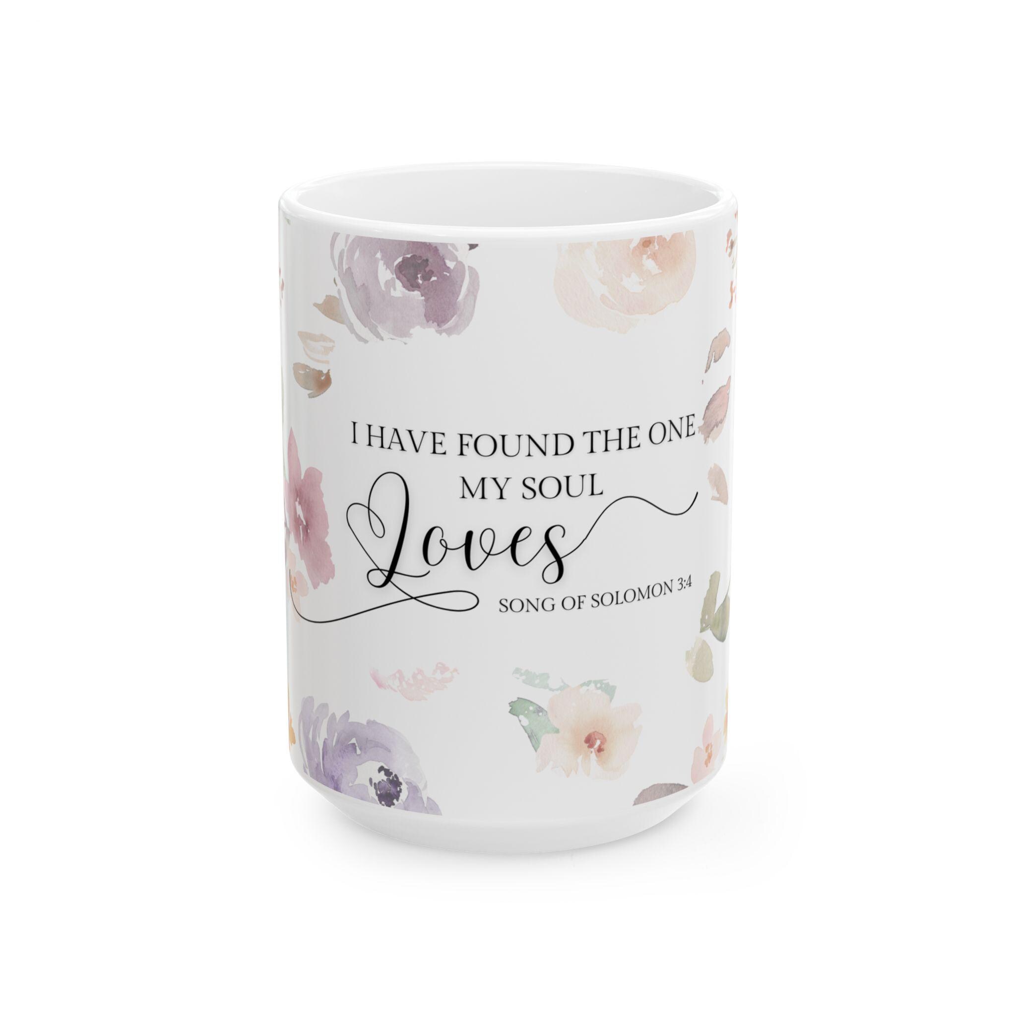 Song of Solomon Mug Wrap: Floral Bible Verse Design (digital Download ...