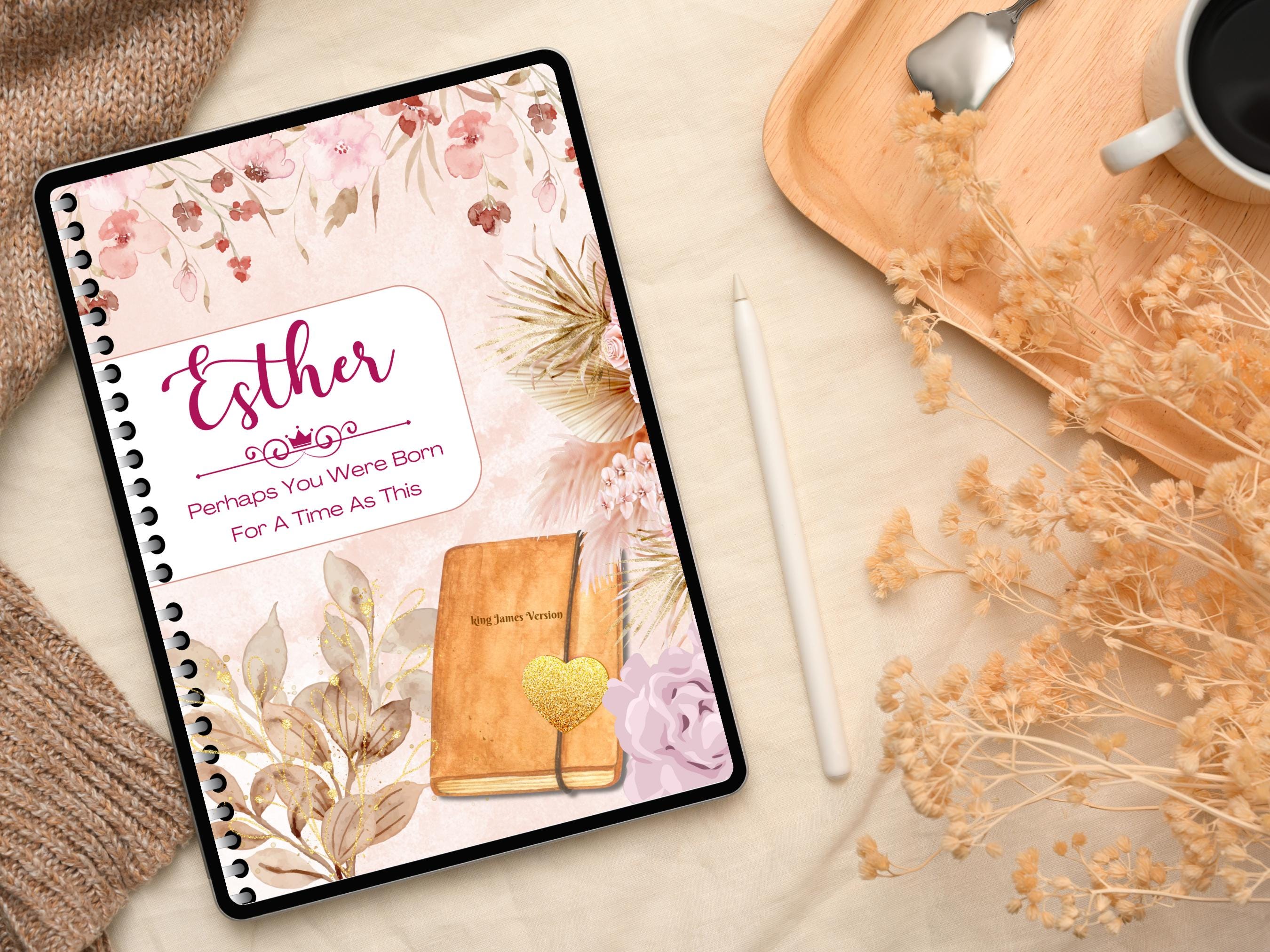 Esther Bible Study Book: KJV Printable Journal (digital Download) - Etsy