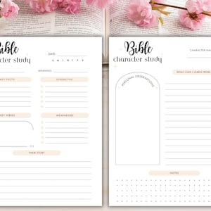 Bible Character Study | Printable Bible Study | Christian Devotional ...