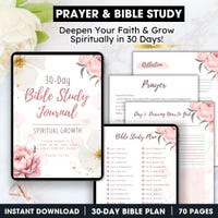 Digital Devotional Planner | Printable Daily Prayer & Bible Study ...