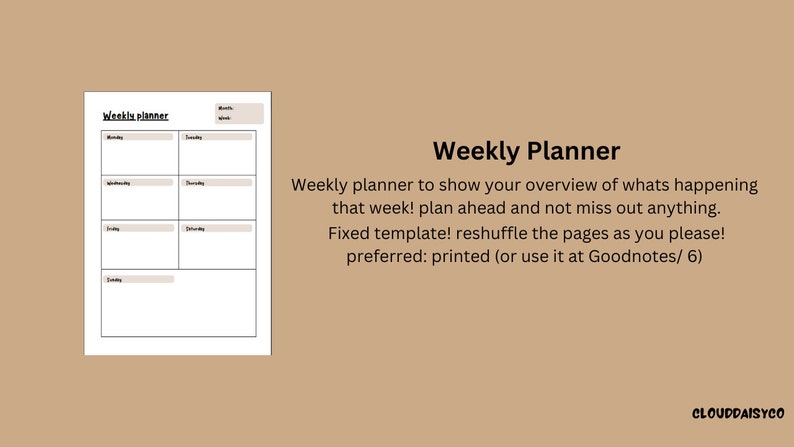 Digital Planner (2024) | Printable/ Goodnotes/ Goodnotes 6 | Daily ...