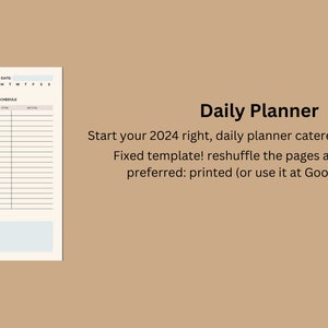 Digital Planner (2024) | Printable/ Goodnotes/ Goodnotes 6 | Daily ...