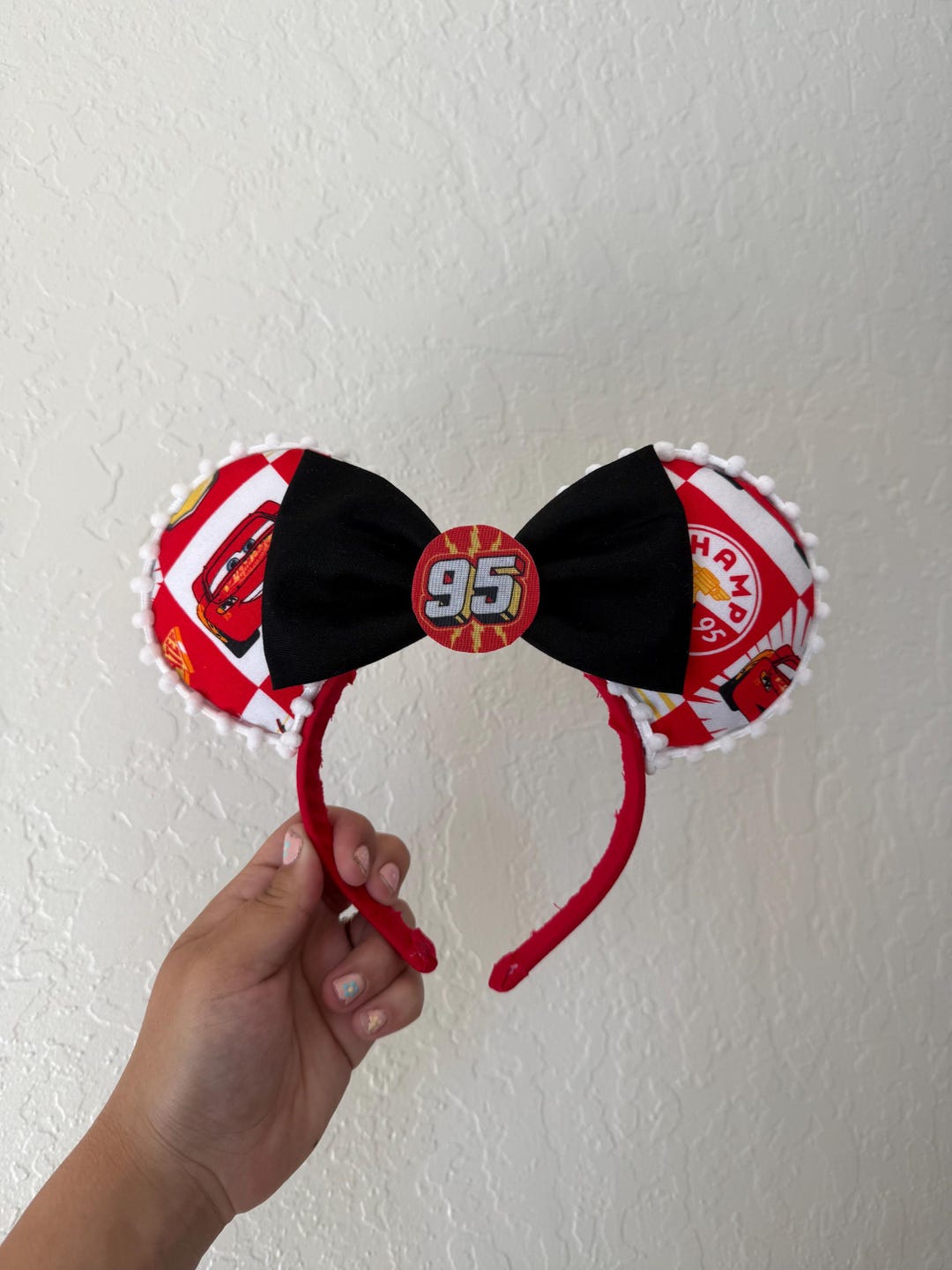 Lightning Mcqueen Disney Ears - Etsy