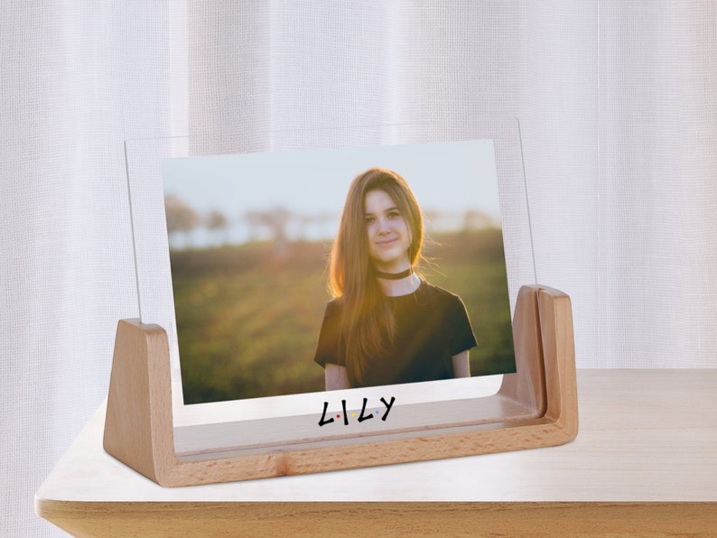 Personalized Acrylic Photo Frame Custom Print Picture and Name ...