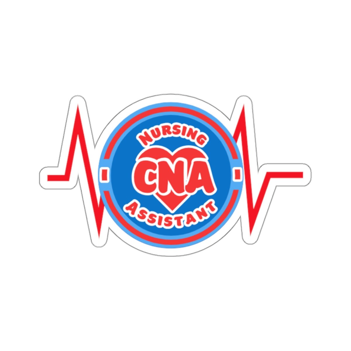 Nursing Sticker Kiss-cut Stickers Nursing Vinyl Sticker Nurse Aide CNA ...
