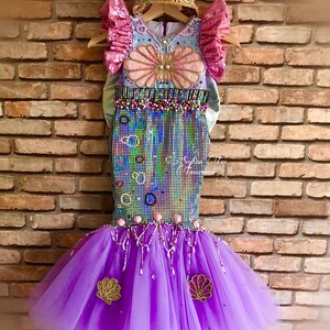 Mermaid Princess Dress, Mermaid Costume, Mermaid Dress, Baby Girl Dress ...