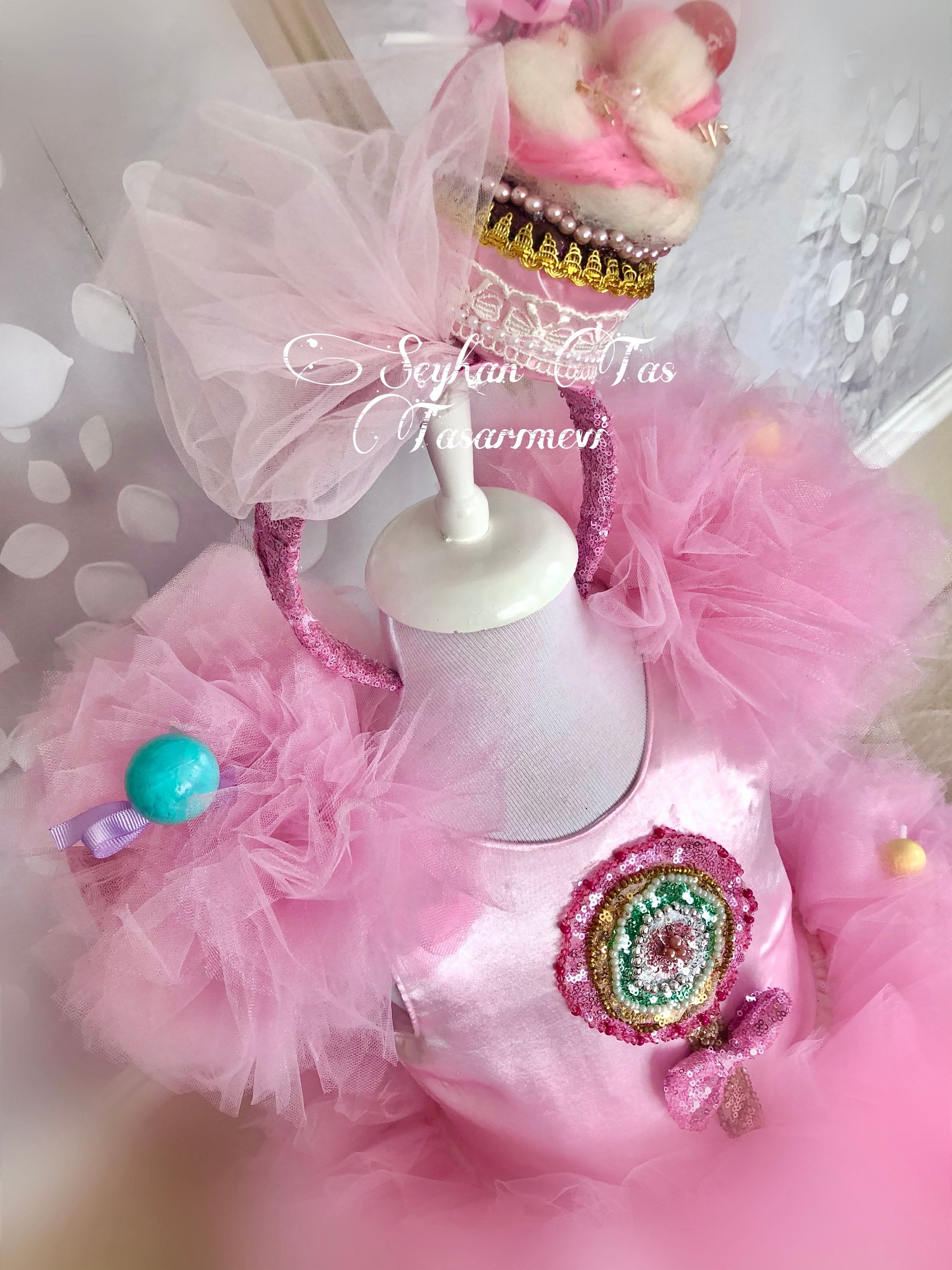 Cotton Candy Birthday Dress, Candy Dress for Girls, Candy Dress Toddler ...