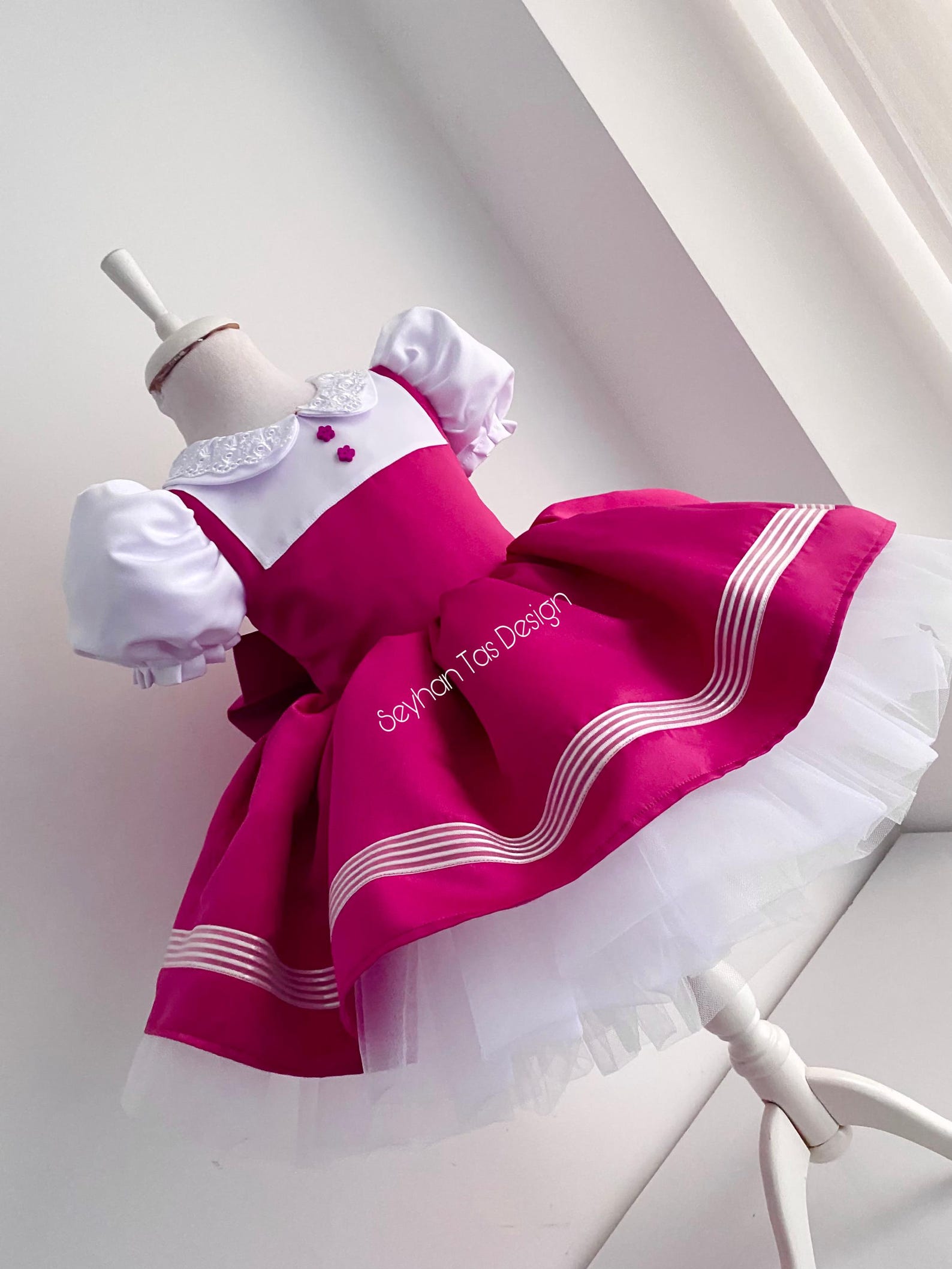 Masha and the Bear Inspired Girl Costume - Masha Themed Pink Dress and ...