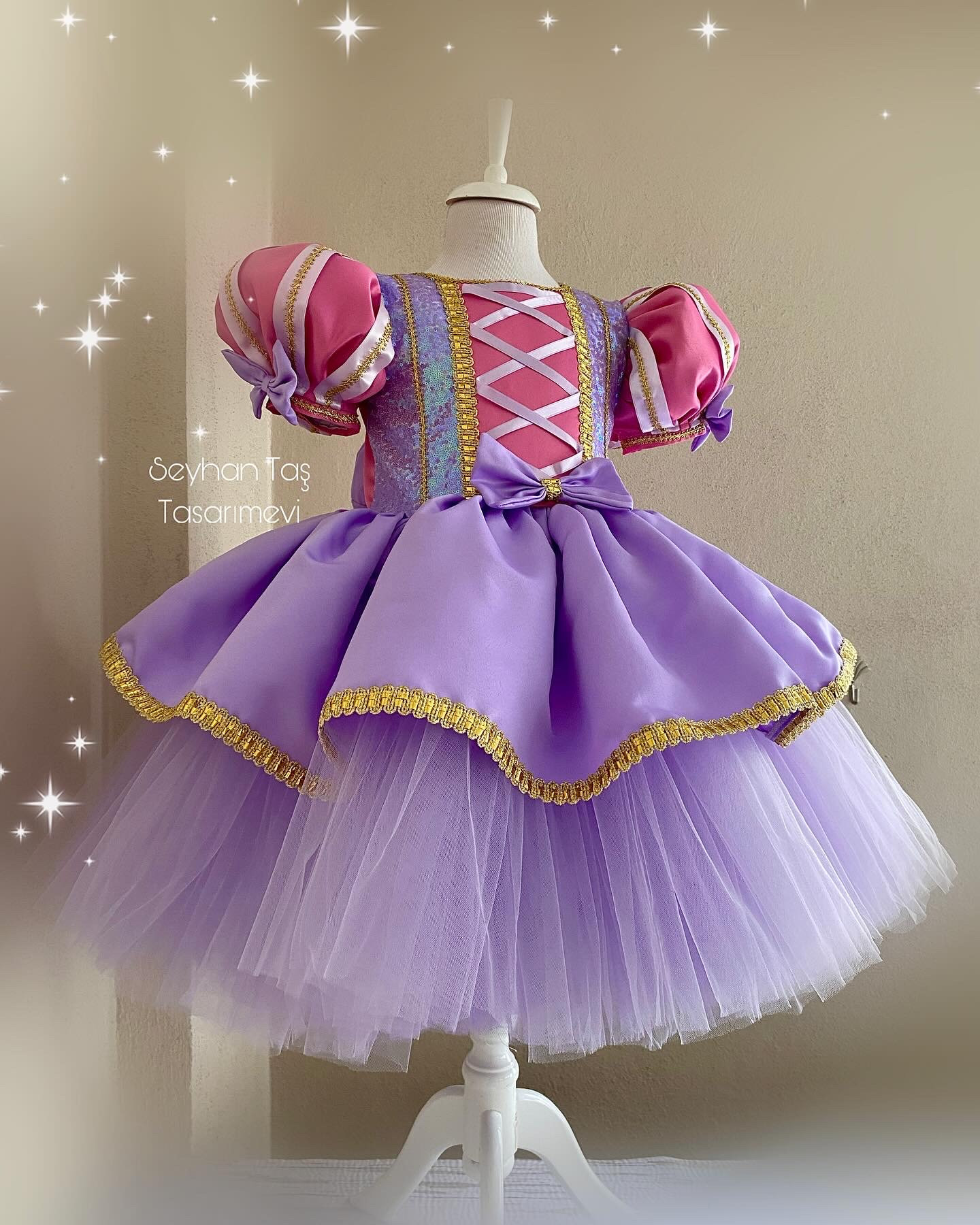 Rapunzel Kids Dress. Rapunzel Costume. Princess Rapunzel Dress ...