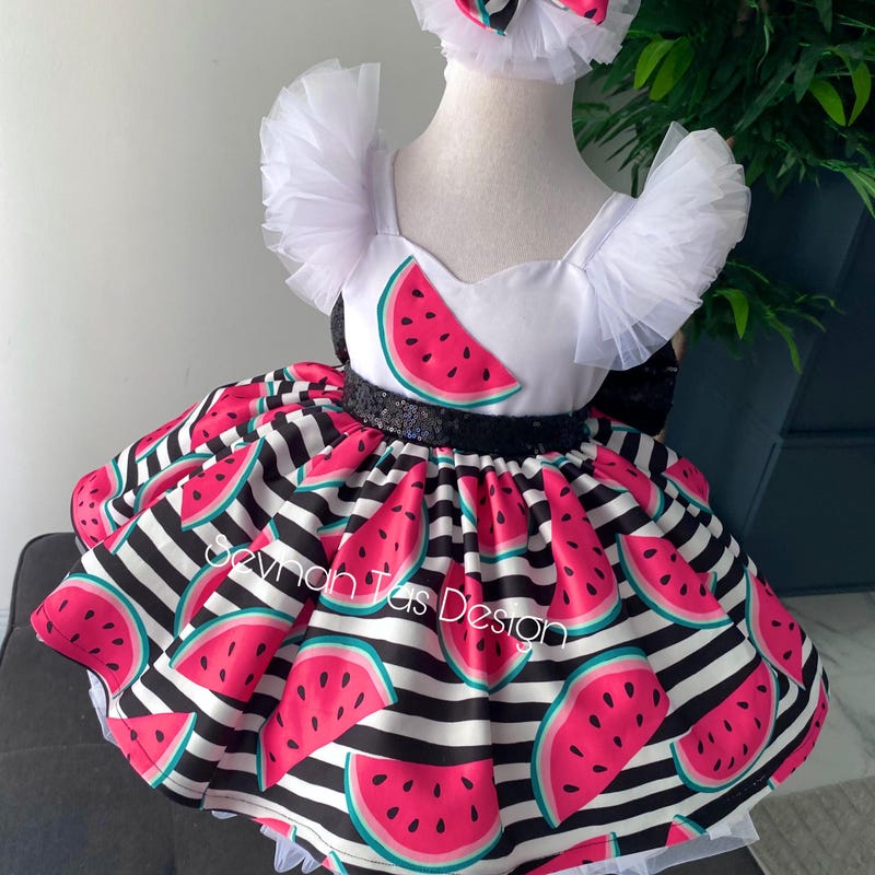 Watermelon Dress - Etsy