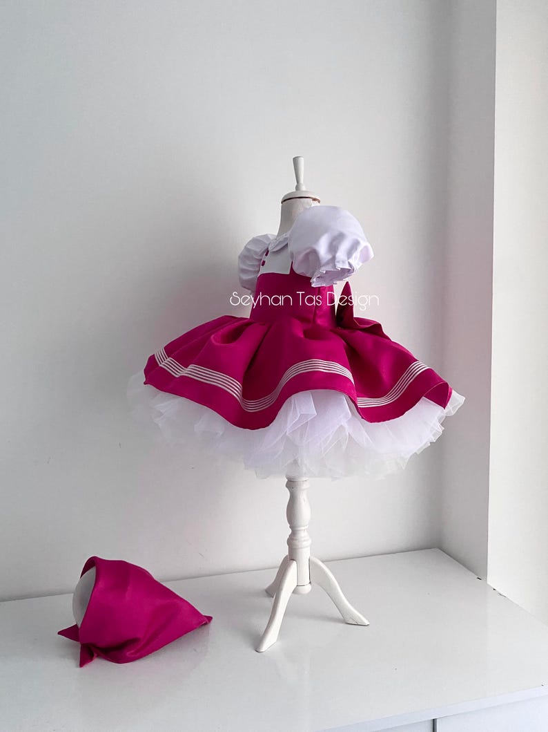 Masha and the Bear Inspired Girl Costume - Masha Themed Pink Dress and ...