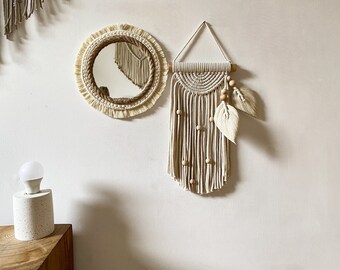 Macrame Wall Hanging, Woven Bohemian Wall Art, Wall Tapestry, Living Room Wall Decor, Boho Over ...