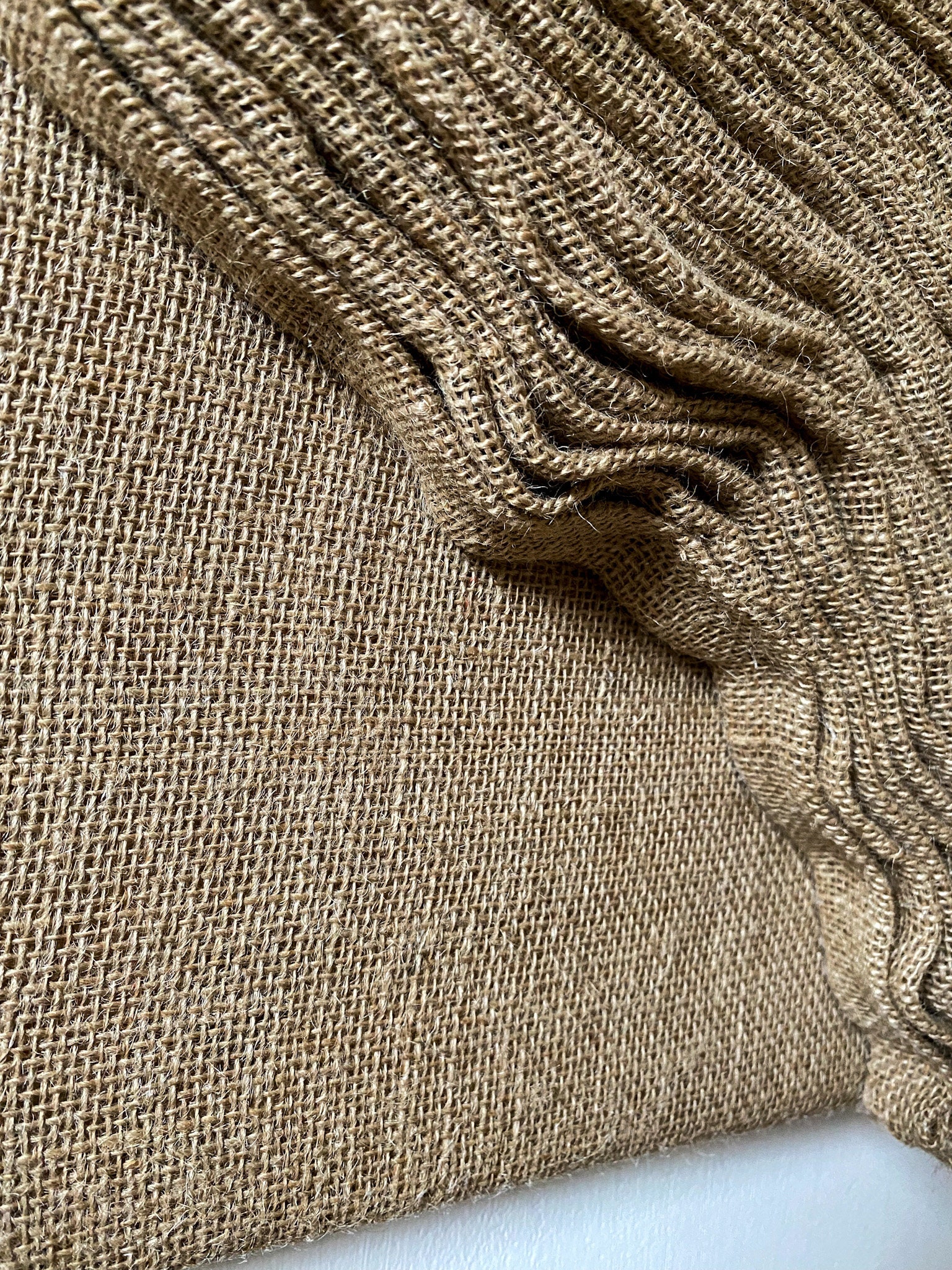 Jute Wabi Sabi Wall Art, Jute Minimalist Wall Art, Neutral Jute Minimal ...