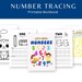 Number Tracing, Numbers, Counting, Busy Book, Printable, Kids Activity ...