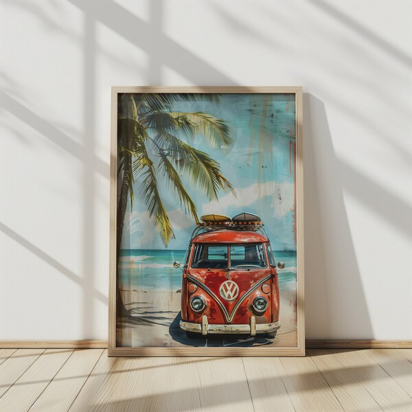 Vw Bus Art - Etsy