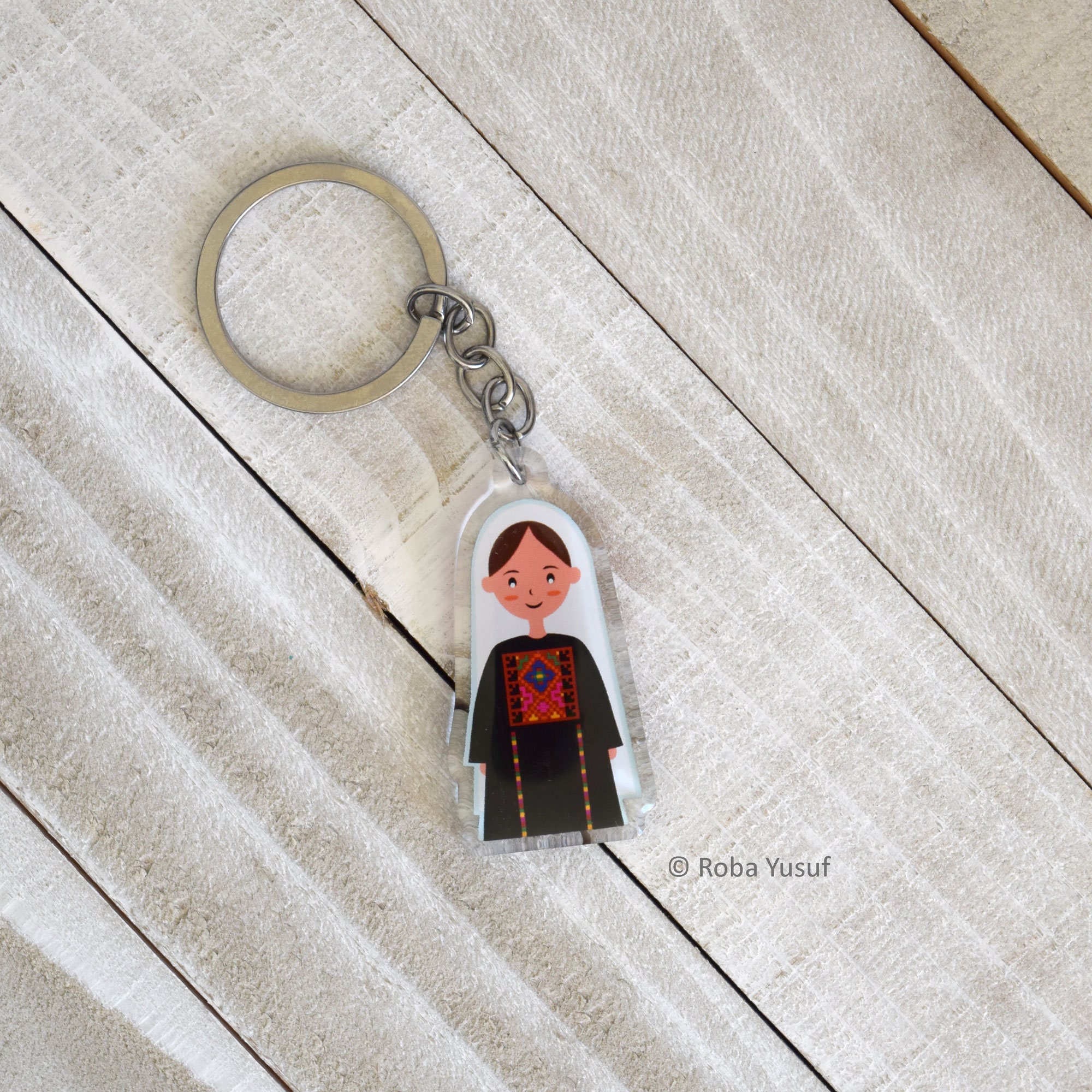 Palestinian Falaheen villagers Keychain - Etsy