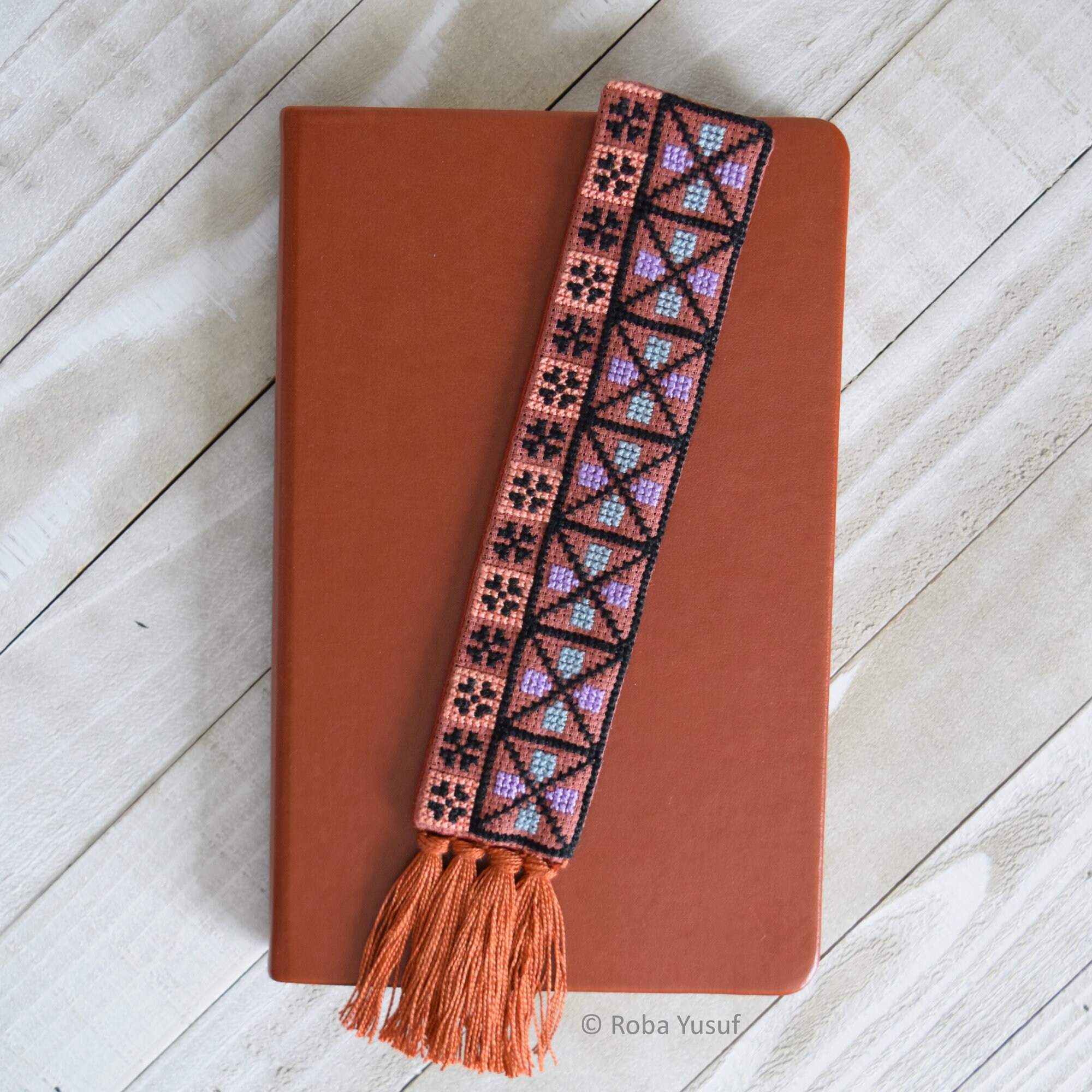 Palestinian Embroidery Bookmark Tiles Motif - Etsy