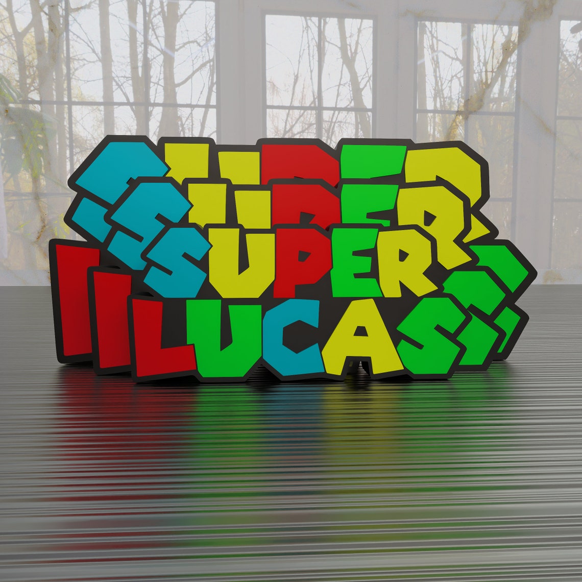 Sign Style SUPER MARIO Custom Birthday Gift Anniversary Collection ...