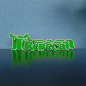 Custom Shrek Text Font Sign. Green Ogre Letters. Gift for Kids 3D ...