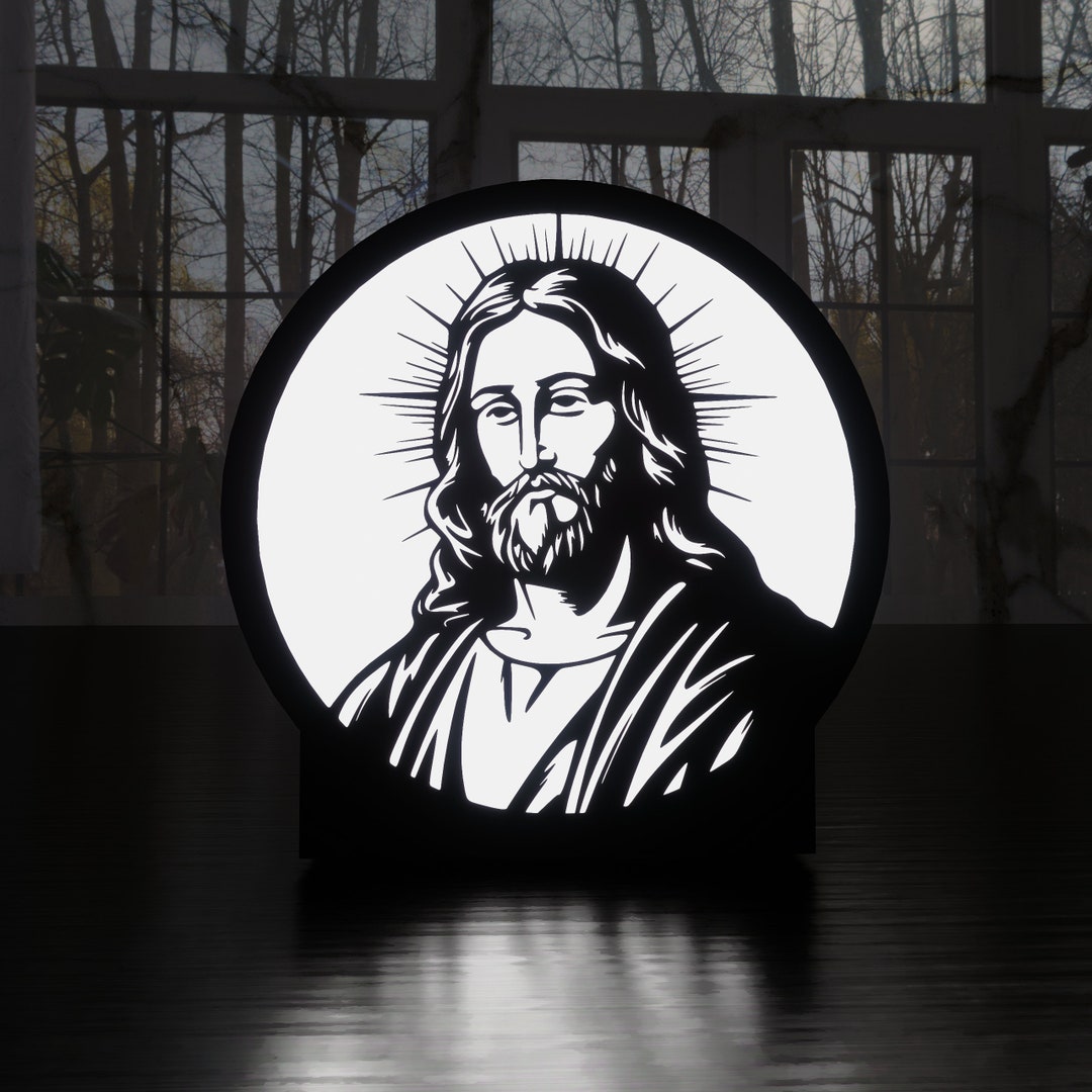 Lightbox Jesus Christ Jesus Lamp Light of Christ Luminous God Gift ...