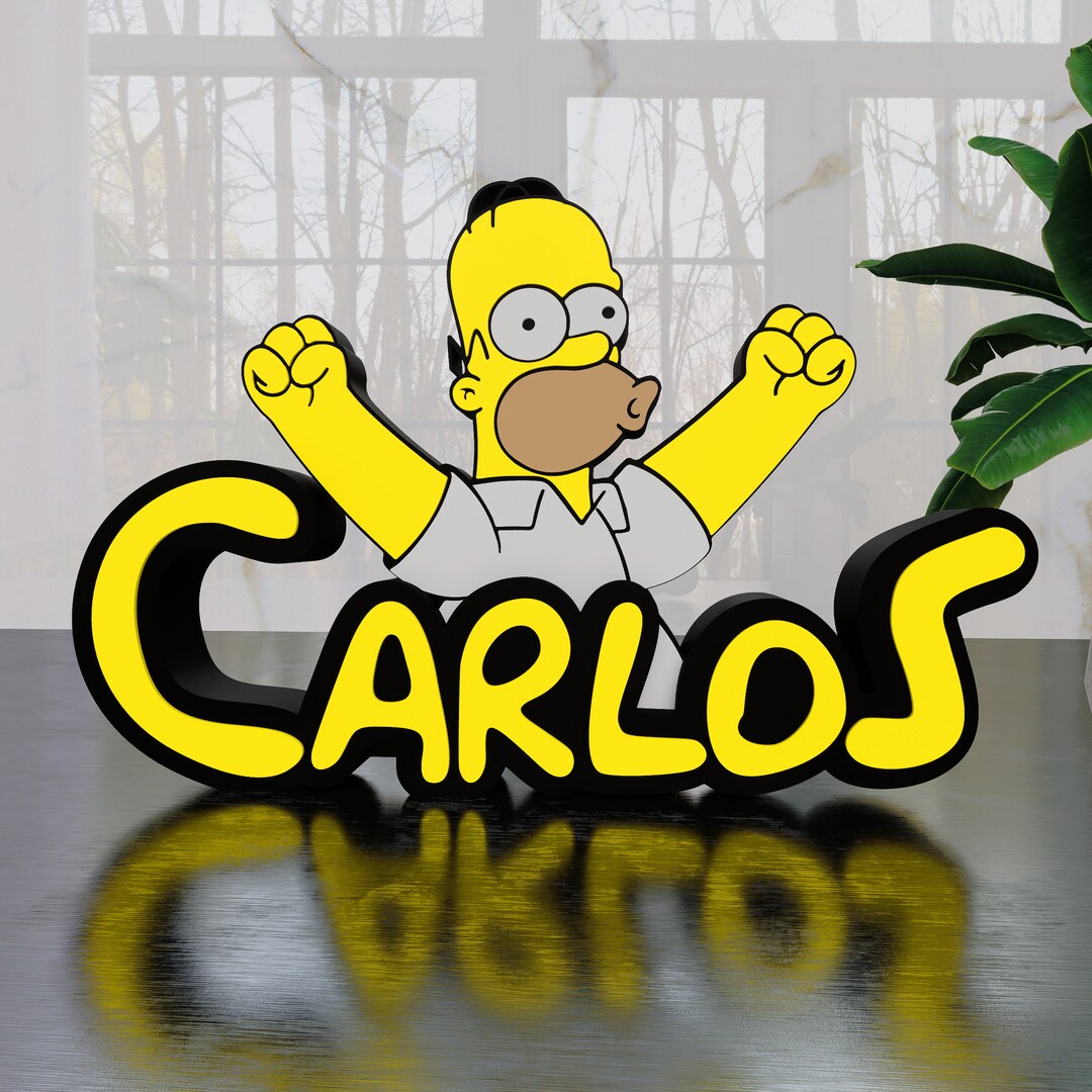 Sign Style the Simpsons Custom Birthday Gift Anniversary Collection ...