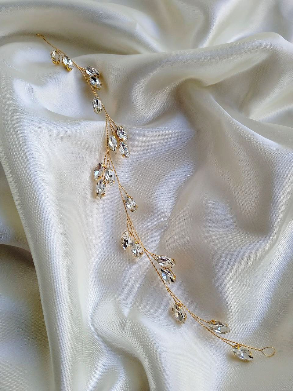 Simple Hair Piece Bridal Headpiece for Bride Crystal Headpiece Bridal ...