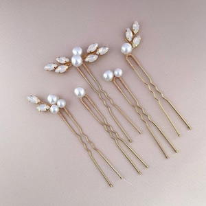 Pearl Hair Pins ANY COLOR Bridal Hair Pins Wedding Bun Pin Bridal Hair ...