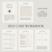 Self-care Journal: Printable Workbook | Canva Template | Mindfulness ...